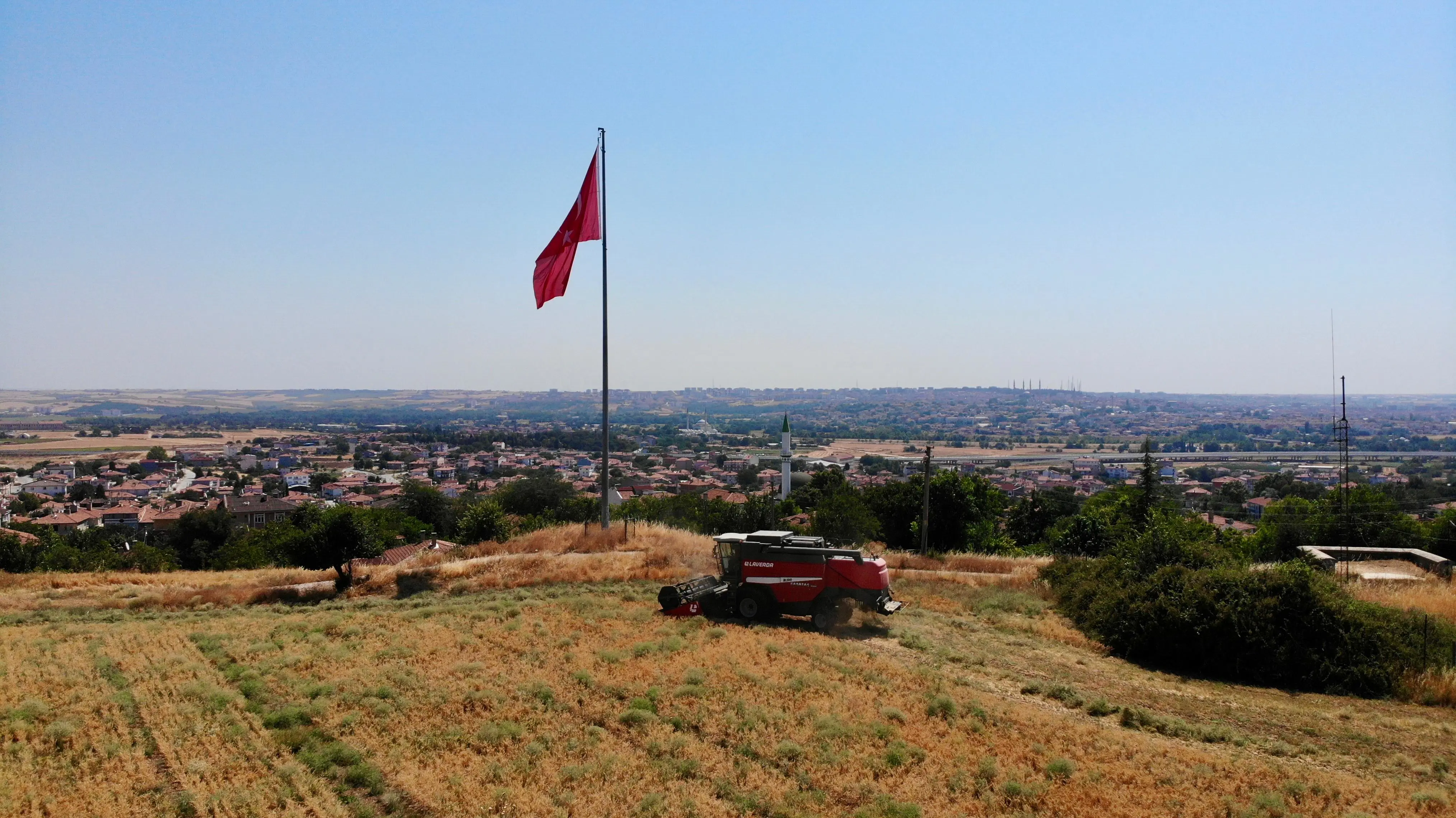 Edirne Belediyesi - EDİRNE BELEDİYESİ NOHUT HASADINI GERÇEKLEŞTİRDİ